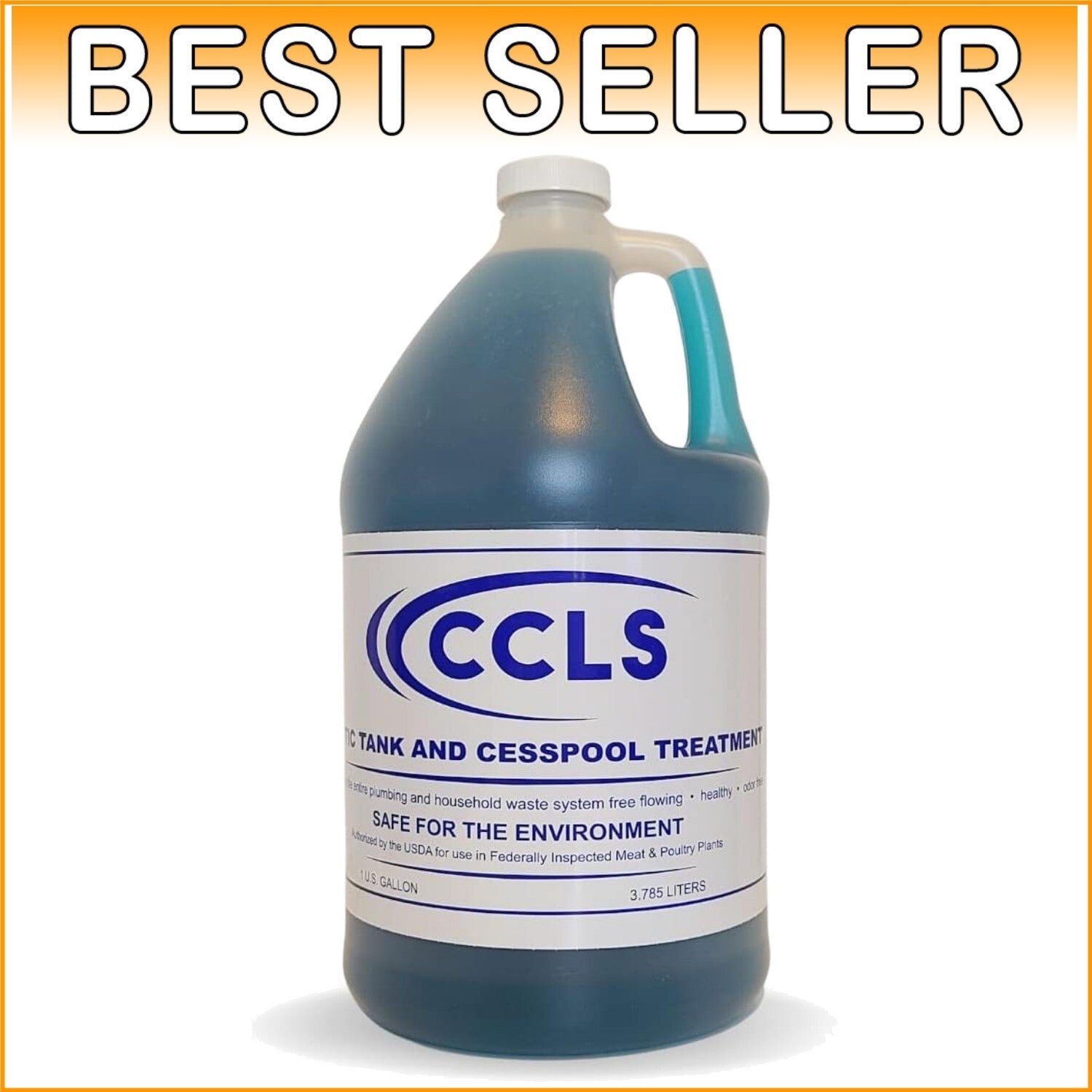 Eco-Friendly Septic Tank Additive: 1-Gallon Non-Corrosive and Odor-Fre ...