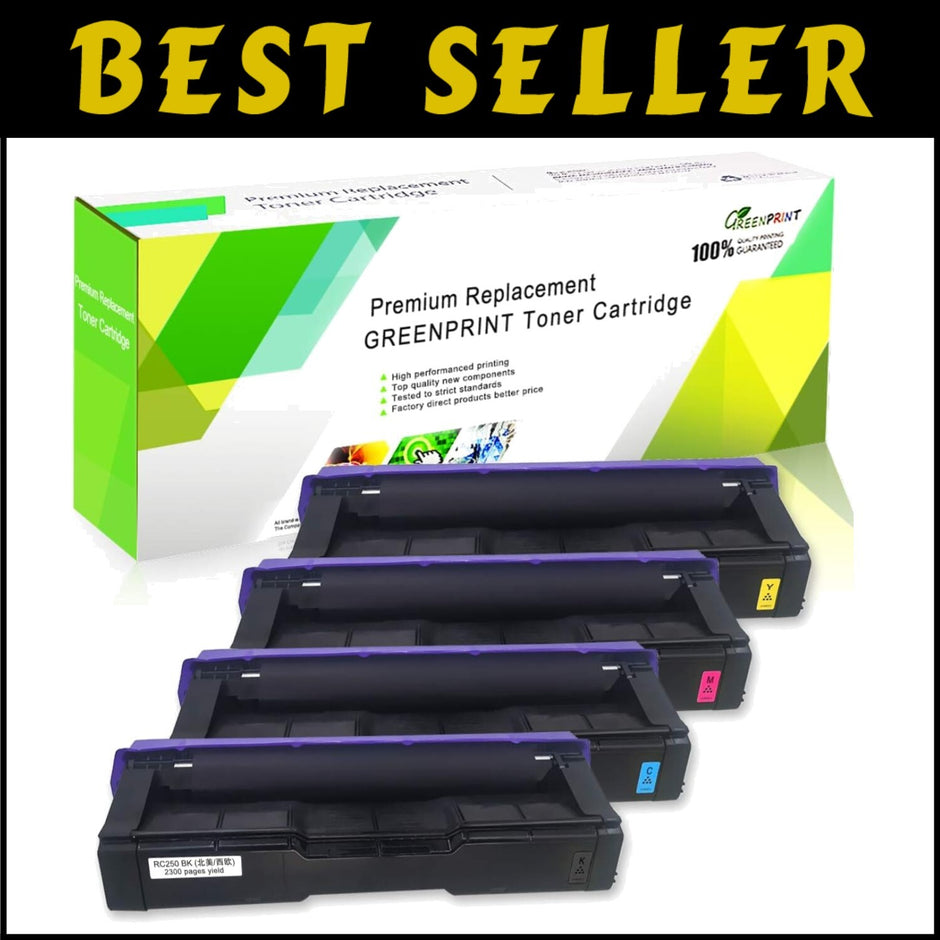 Reliable 2300 Page Yield Toner Cartridges - 4 Color Compatible for RIC ...