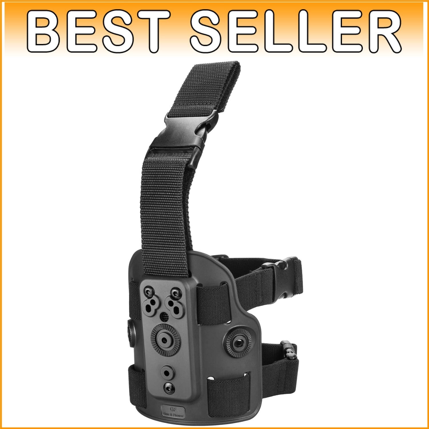 Adjustable Drop Leg Tactical Platform with Thigh Straps & Holster Atta ...