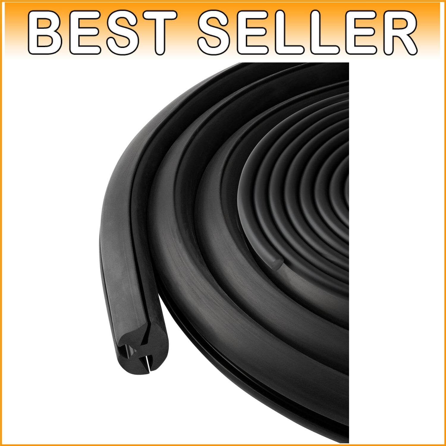 Flexible EPDM Window Locking Gasket - 30ft Weather Strip for Vehicle P ...