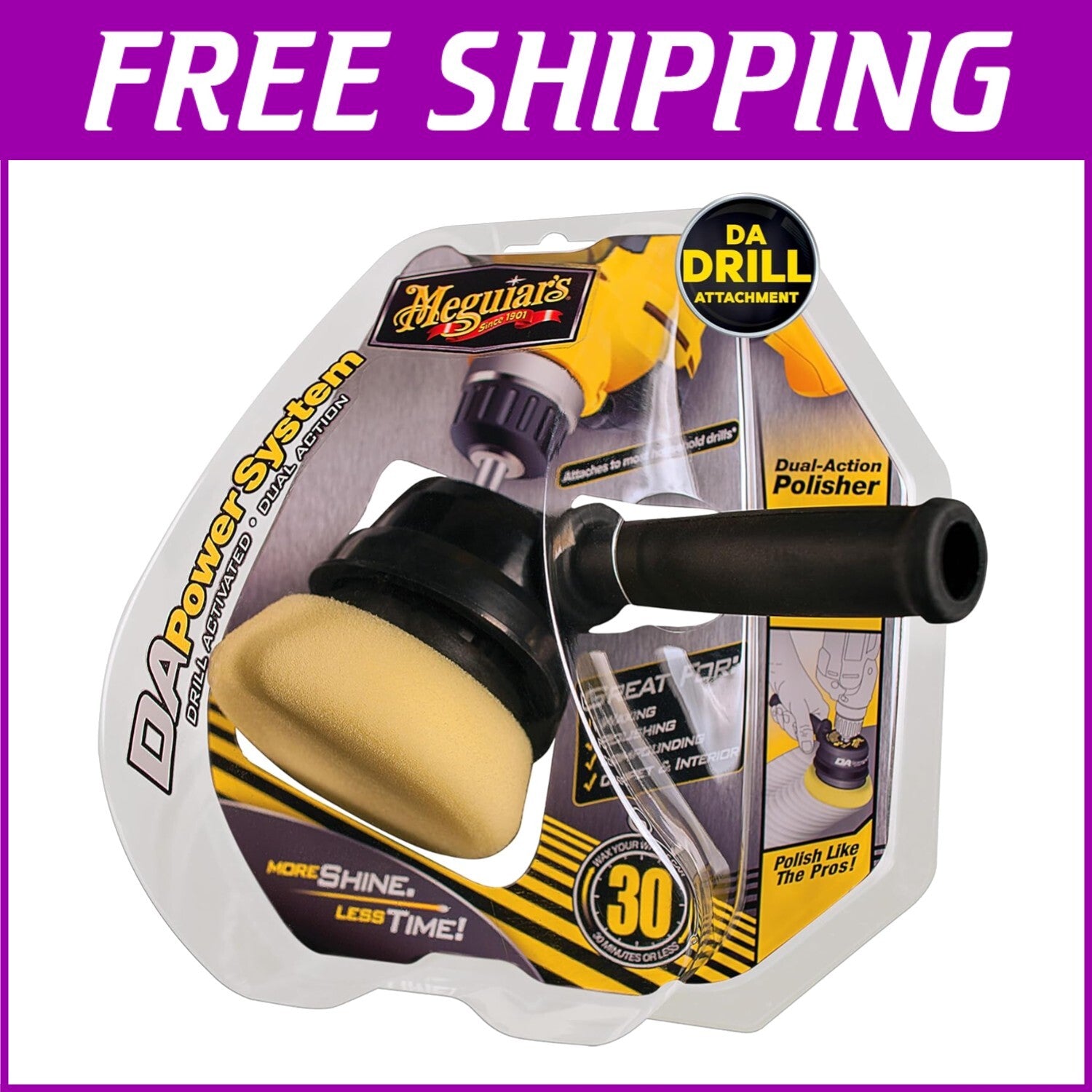 Professional Dual-Action Power Car Polishing Tool for Fast Waxing & Co ...