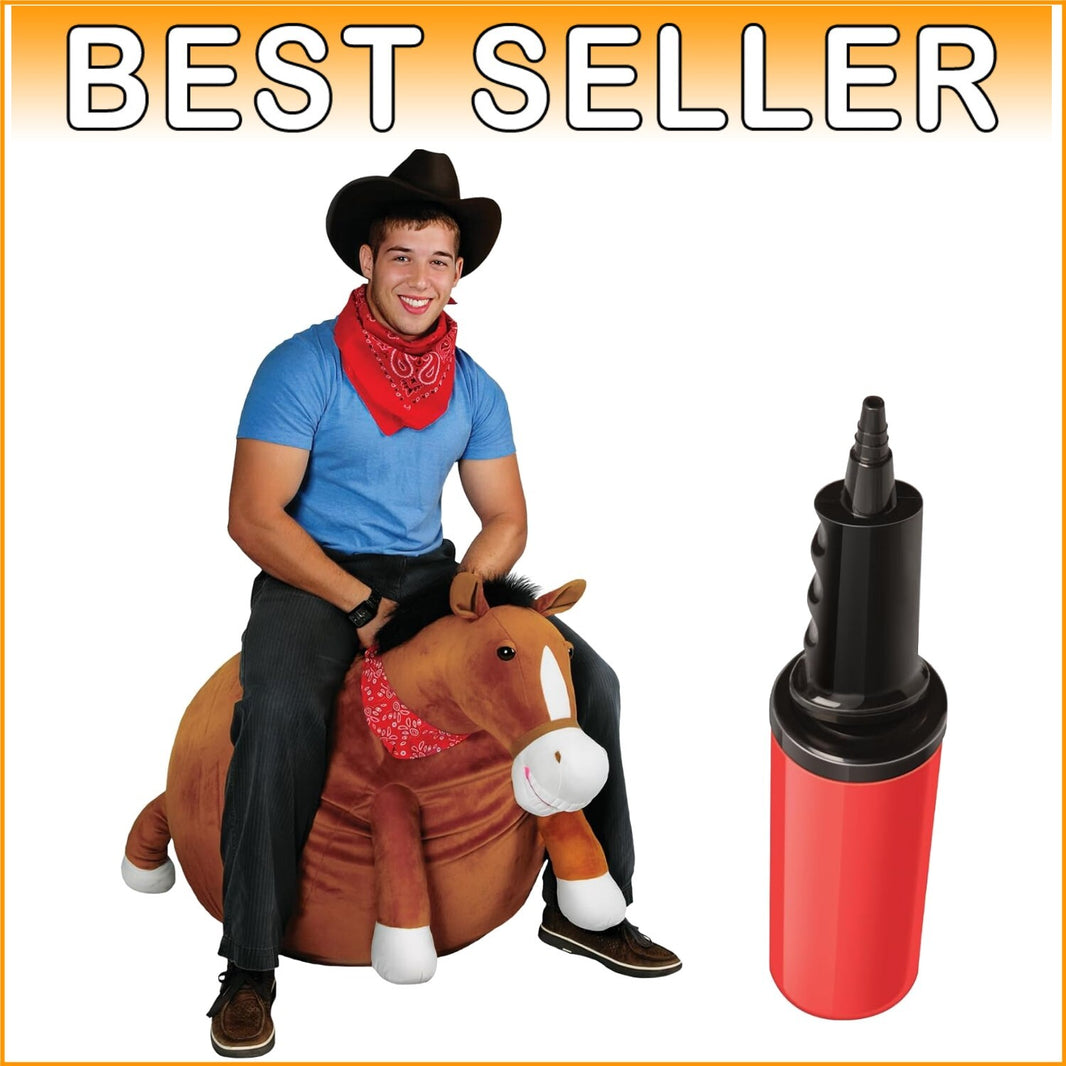 Durable Adult Hopper Ball for Fitness Ages 13-101 - Compact & Fun Exer ...