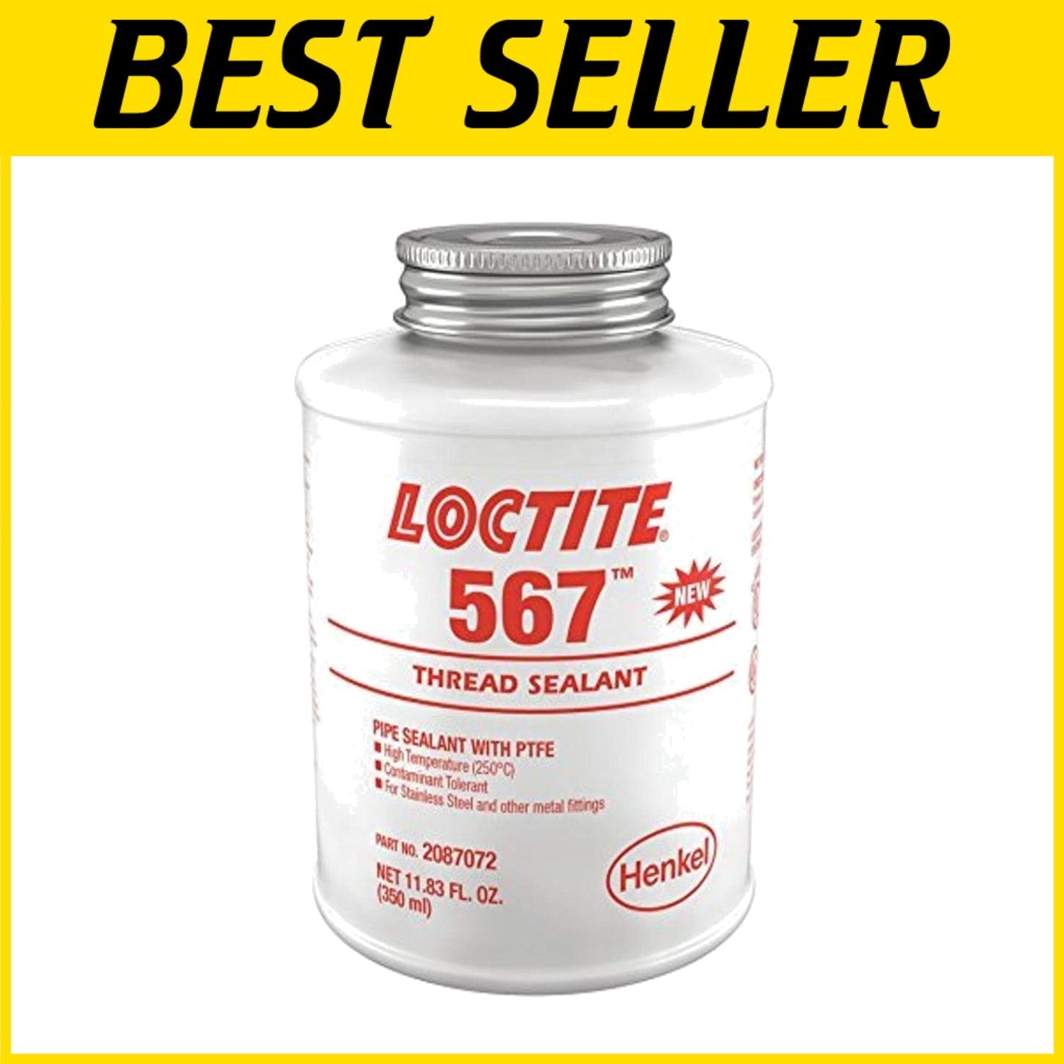 Thixotropic 567 Thread Locking Sealant Can - Reliable Medium/High Stre ...