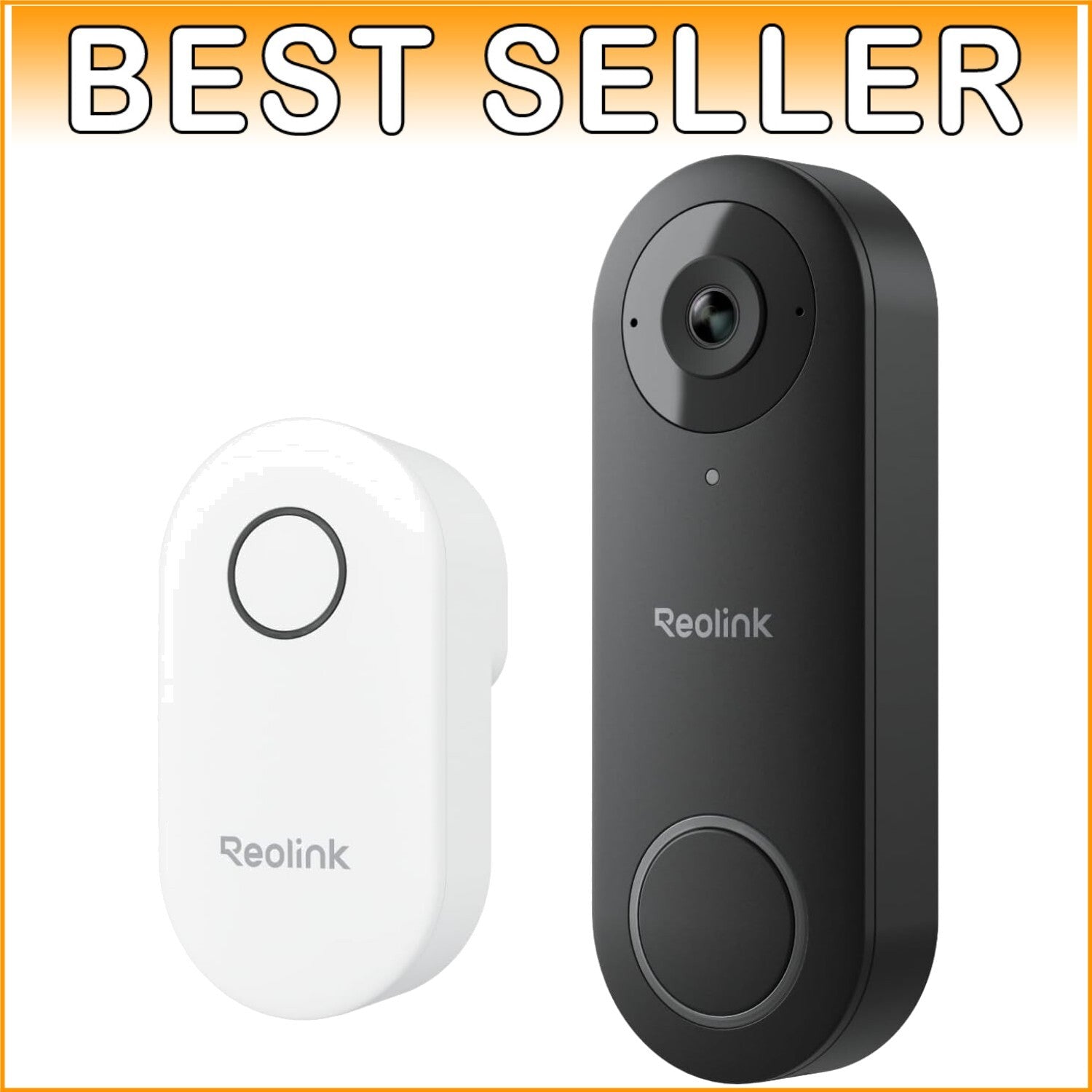 Dual-Band WiFi 2K Outdoor Video Doorbell with Custom Chime & Waterproo ...