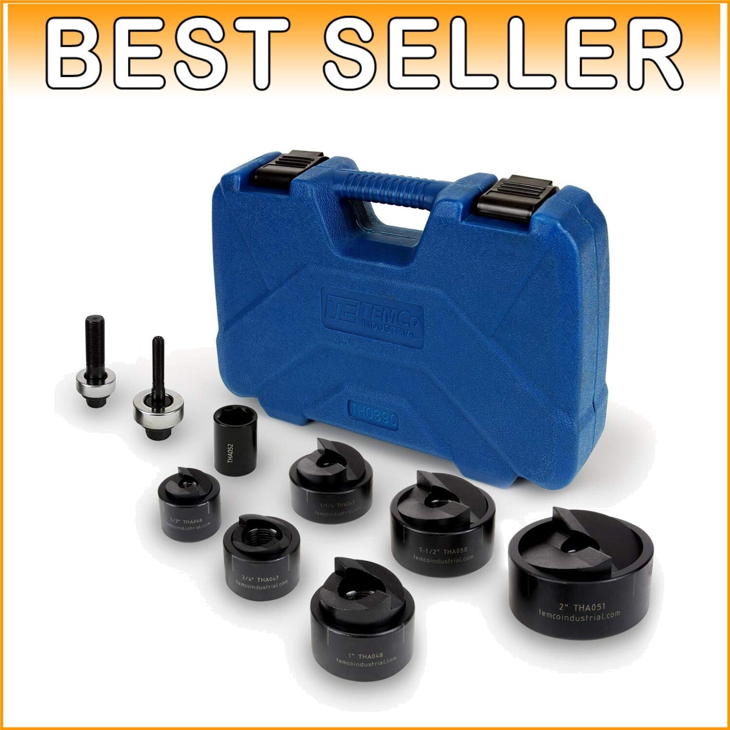 All-in-One Manual Knockout Punch Set - Conduit Sizes 1/2' to 2', Easy ...