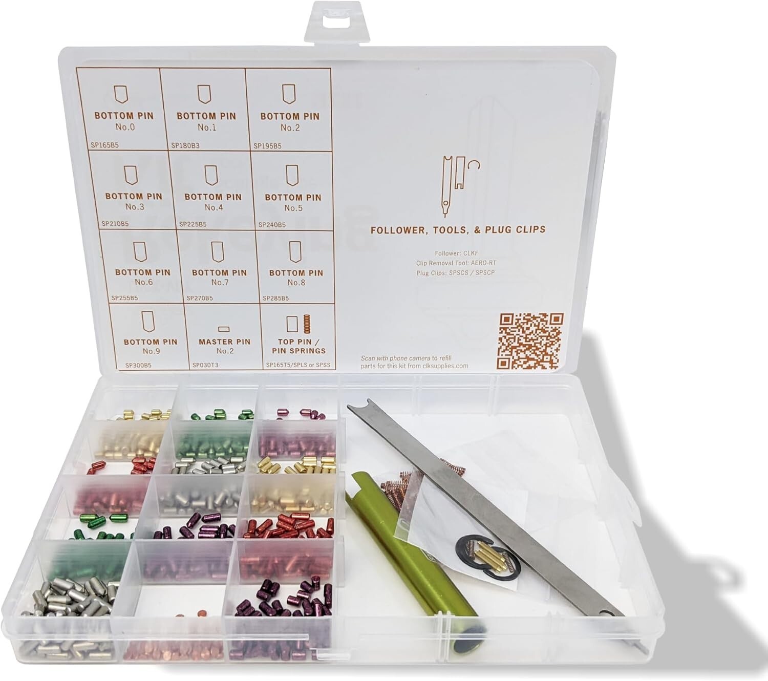 Comprehensive Lock Pinning Kit: 50 Bottom & Top Pins for Security Prof ...