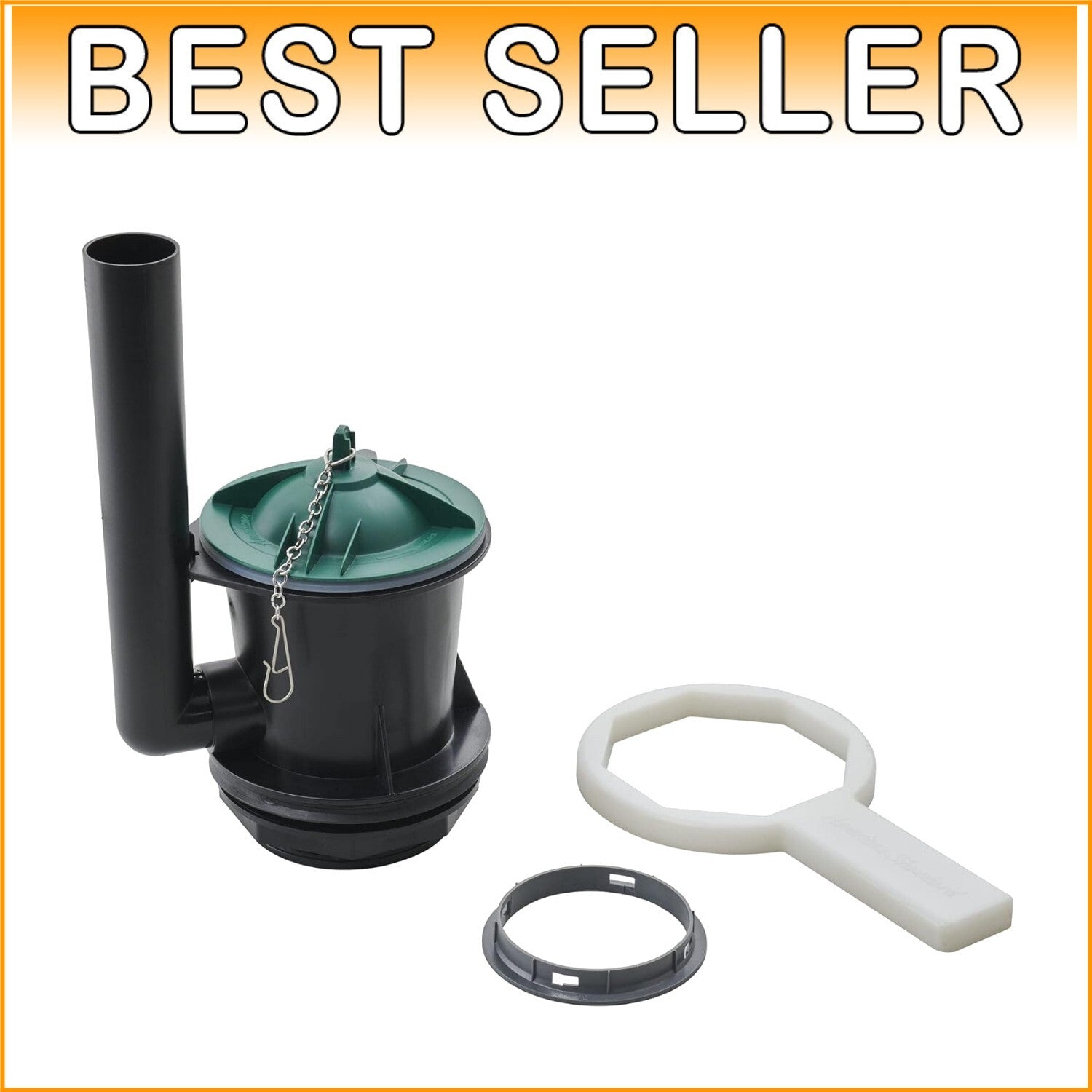 Metal 4-Inch Flush Valve - Enhanced Flushing Power for Champion Toilet ...