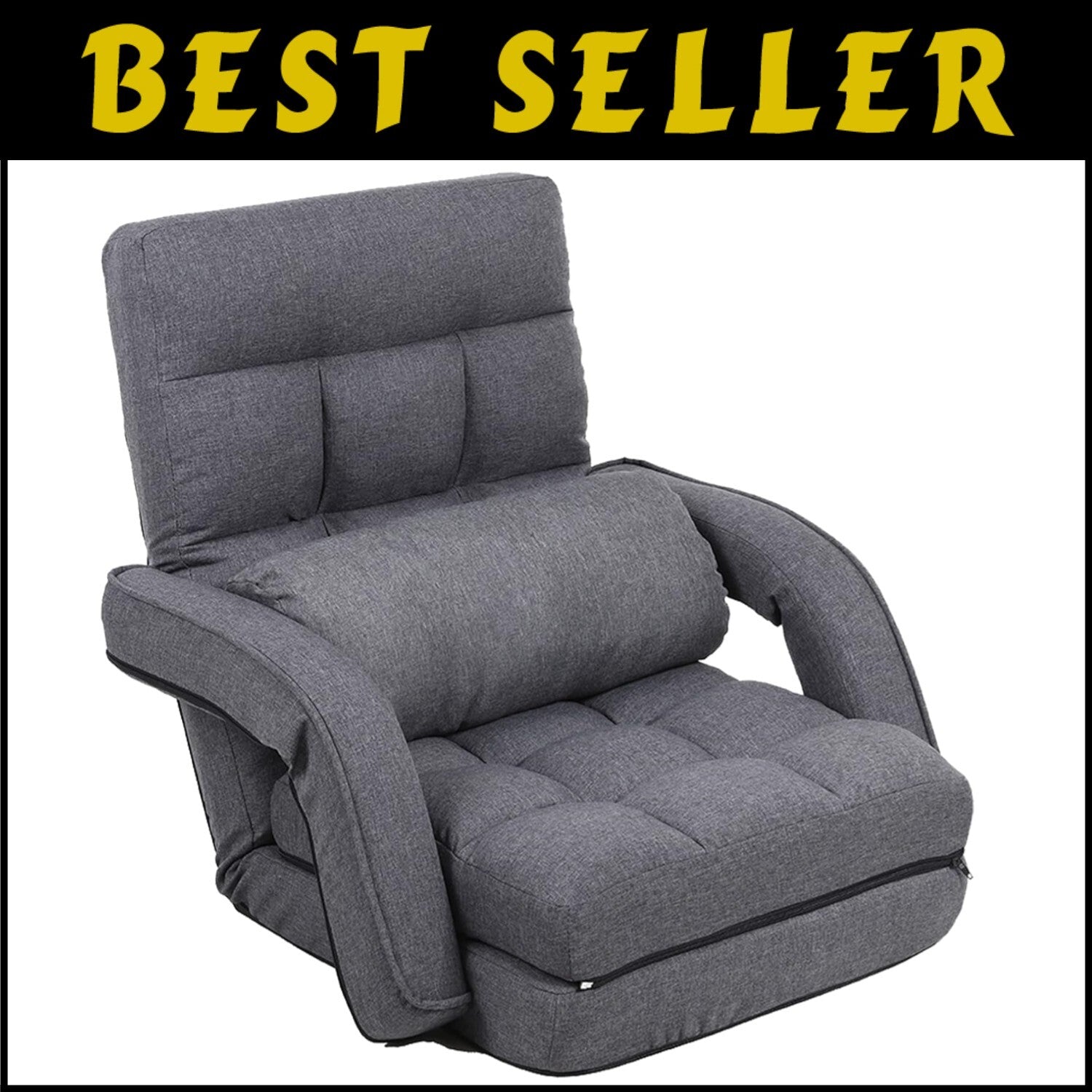 Compact Folding Gaming Chair with 42 Reclining Positions – Comfort Mee ...
