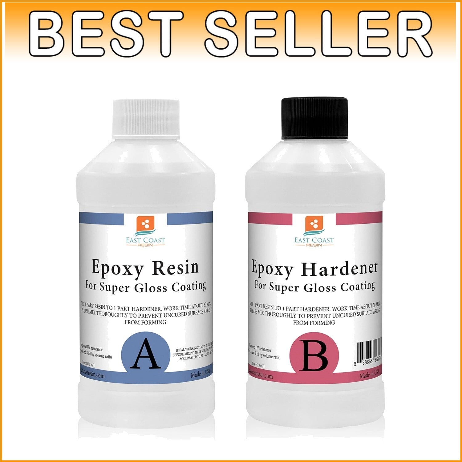 All-in-One 32 Oz Epoxy Resin Kit for Custom Projects - UV & Water Resi ...