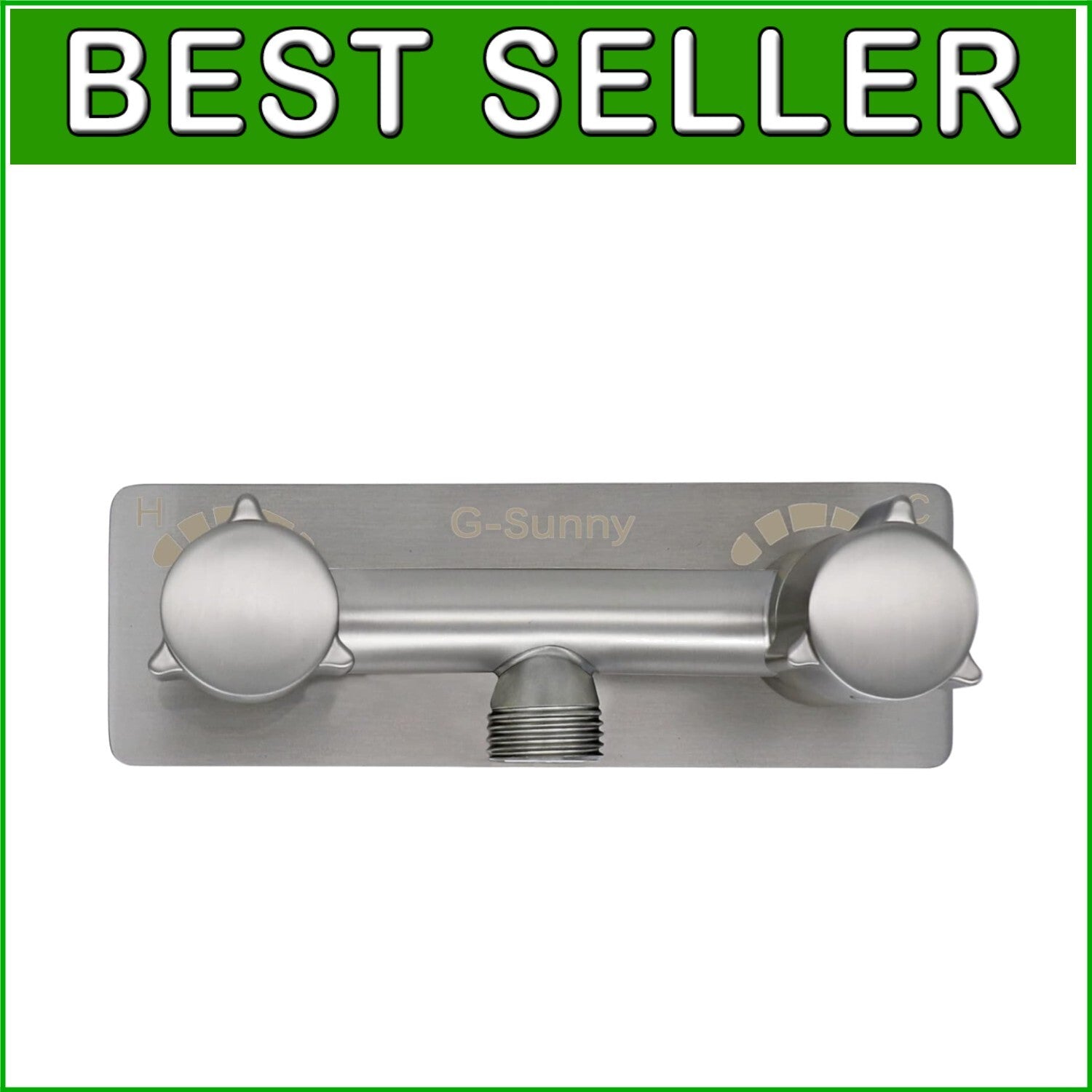 Compact All-Metal 4” RV Shower Valve with Easy-Turn Control for Temper ...