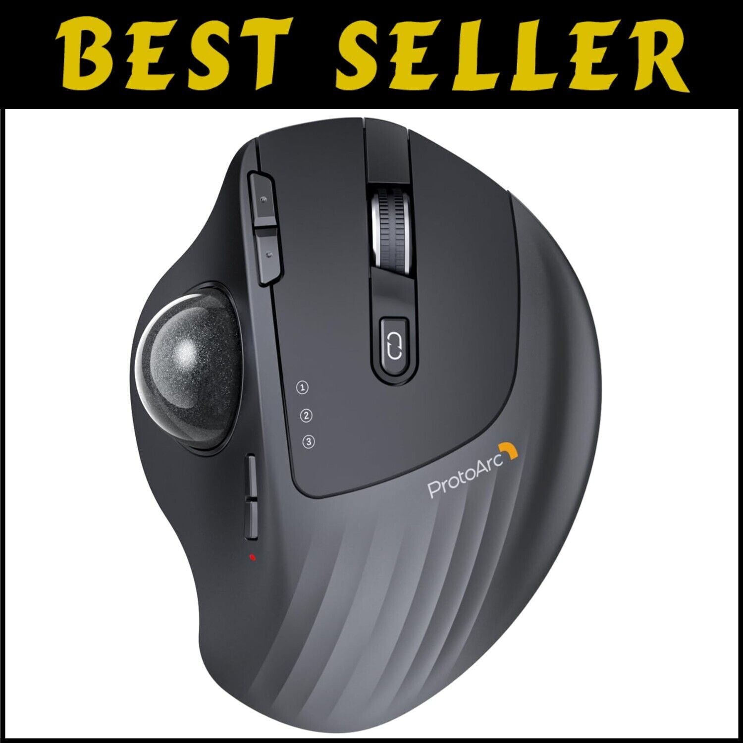Compact Wireless Trackball Mouse - Thumb-Controlled Ergonomics for All ...