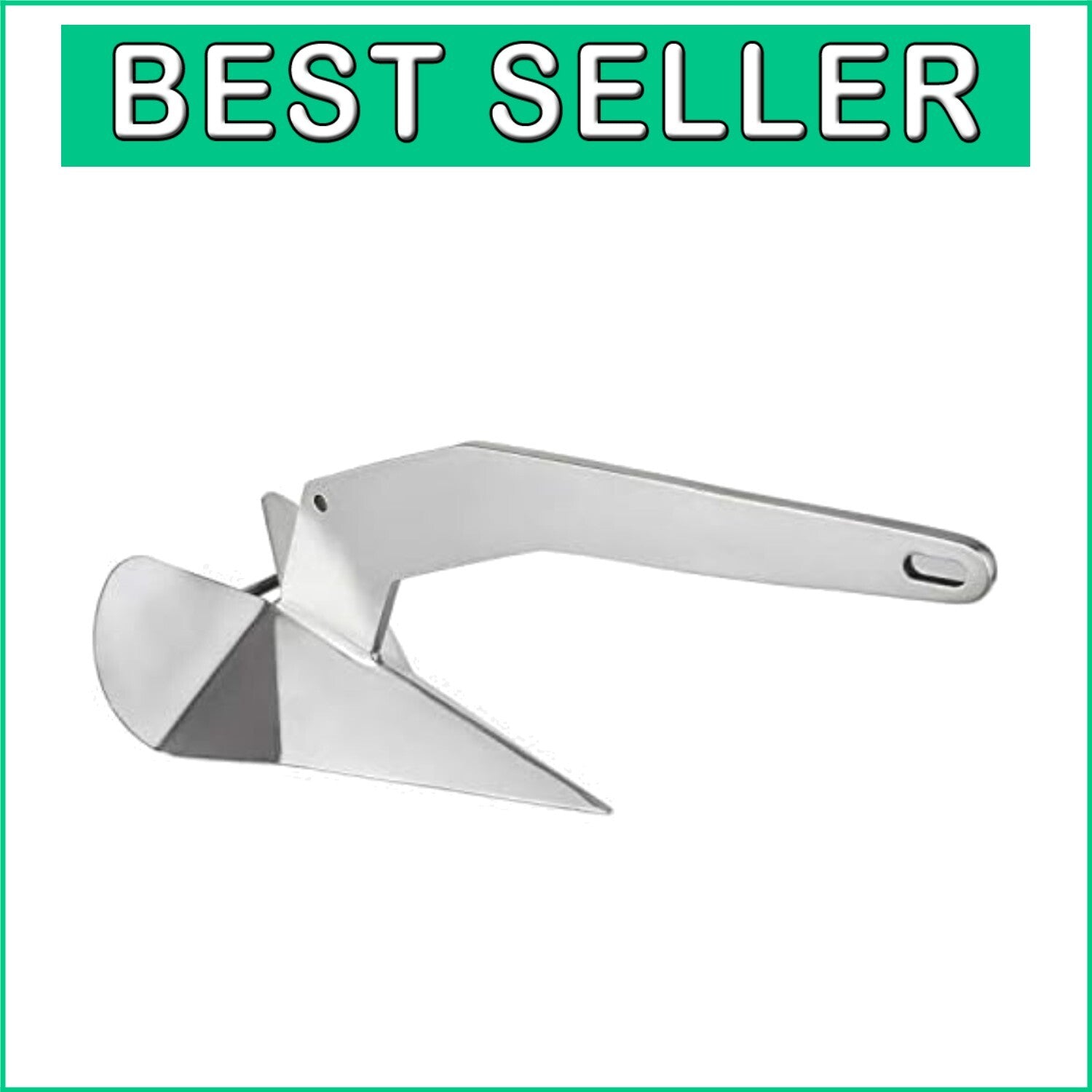 Triangular Boat Anchor in Stainless Steel - Exceptional Holding Power ...