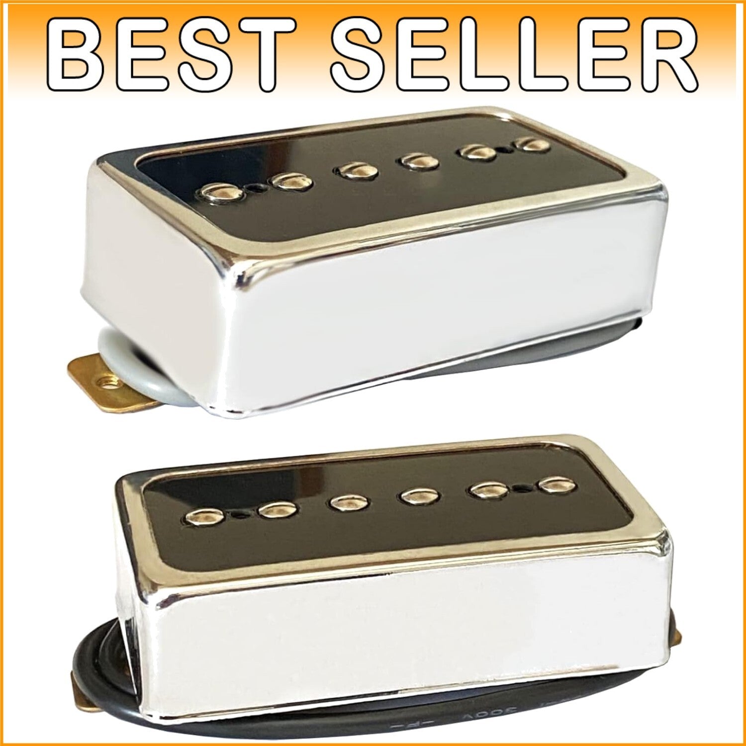 Upgraded P90 Humbucker Pickups for Electric Guitars - Rich Tone & Chro ...