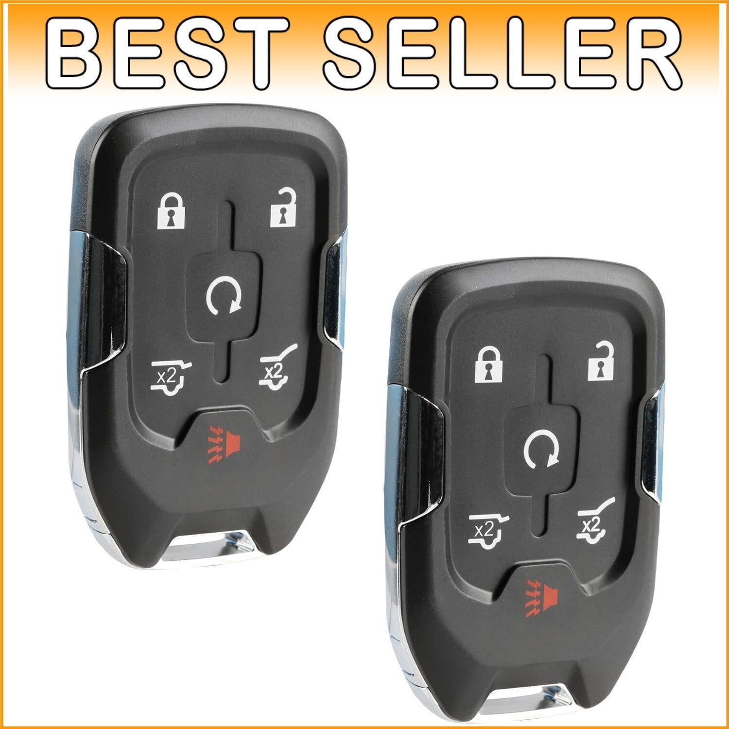 Complete Smart Key Fob Replacement for Chevy/GMC - Self-Programmable ...