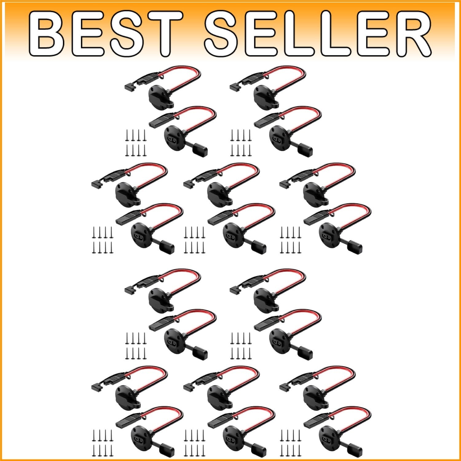 Universal SAE Connector Sidewall Port with Waterproof Caps for Solar G ...